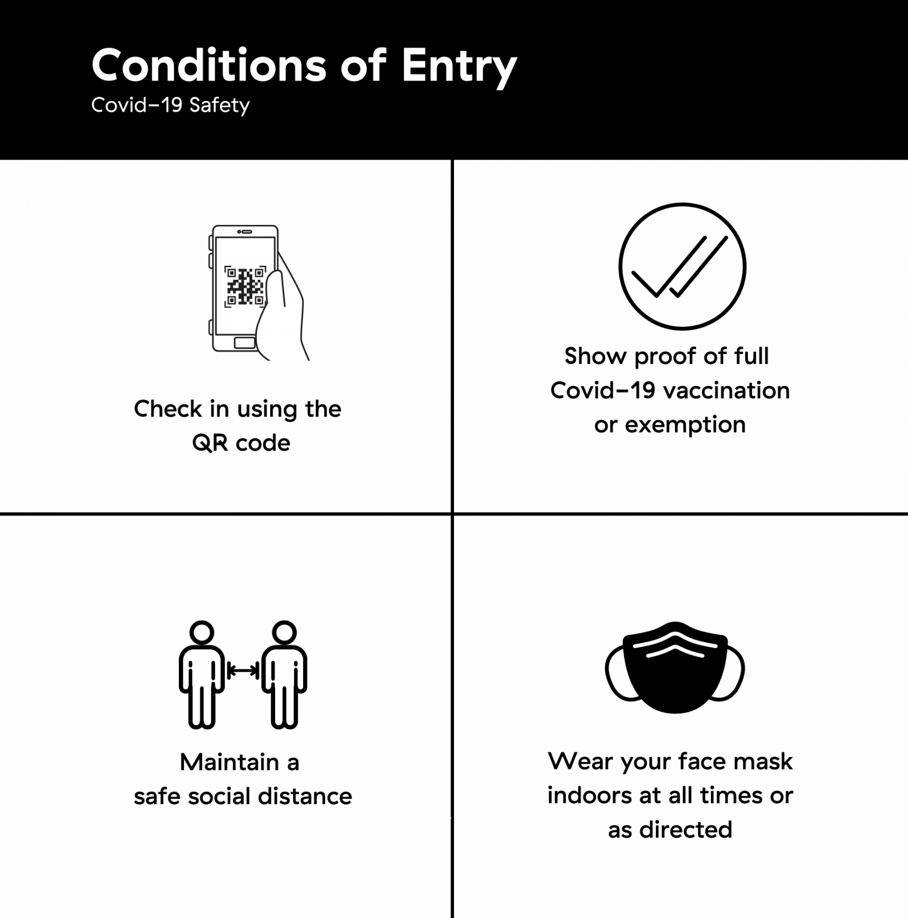 Covid-19 | Conditions of Entry - Back to Back Theatre